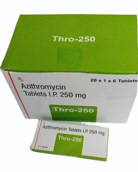 Azithromycin 250mg Tablets At ₹ 480box Azithromycin 500 Mg In