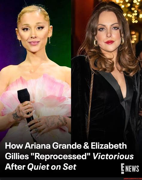 Victorious Elizabeth Gillies Watched Quietonset With Ariana Grande