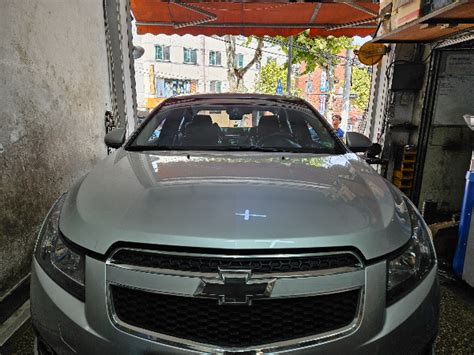 카 에어컨 더운바람 크루즈 모델 콘덴서 냉매누출 고장으로 교체 전문점 수리