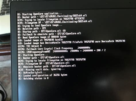Opencore Unable To Accept Forward Slashes As Directory Separators
