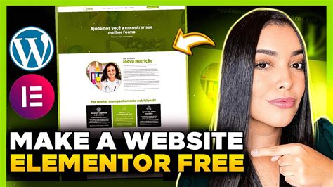 how to make a wordpress website using elementor free in 2023 [wordpress tutorial for beginners