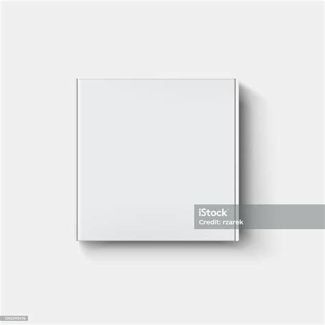 흰색 종이 카트 보드 상자는 투명 한 배경에 그림자와 함께 상단 보기에서 조롱 상자에 대한 스톡 벡터 아트 및 기타 이미지 상자 흰색 형판 Istock