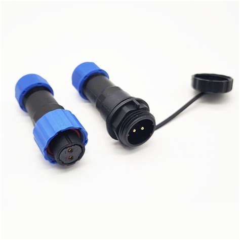 Anschlussstecker Luftfahrtstecker Sp17 Ip68 2 Poliges Sp17 2 Pin Wasserdichter Elektrischer