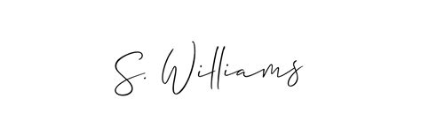 70 S Williams Name Signature Style Ideas Fine Name Signature