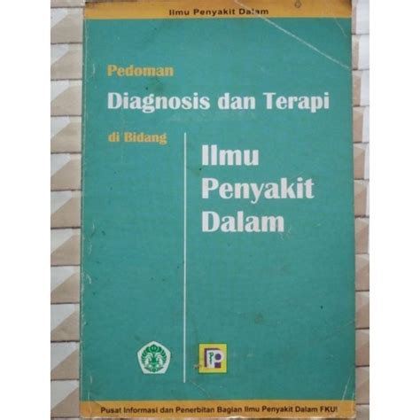 Jual Buku Kedokteran Original Pedoman Diagnosis Dan Terapi Di Bidang