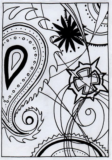 Swirly Pattern Iv By Blackbirdrose On Deviantart
