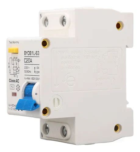 Leakage Protector Ac Pa66 Flame Retardant Housing 20a 1p N Mercadolibre