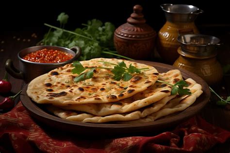 Premium Ai Image Indian Chapati Bread Indian Food Photography