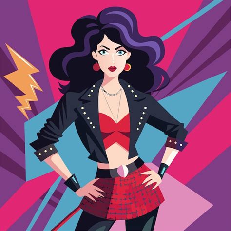 A Poster For A Comic Book Character With A Flash On The Top Premium