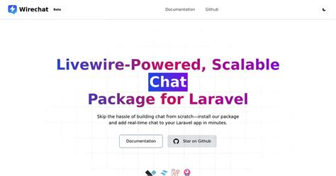 Livewire Laravel Chat Package
