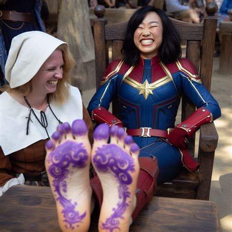 Tickle Anticipation For Captain Marvel Cosplayer By T Science On Deviantart