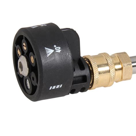 Plastic 5 In 1 Adjustable Nozzle For 14inch High Pressure Cordless