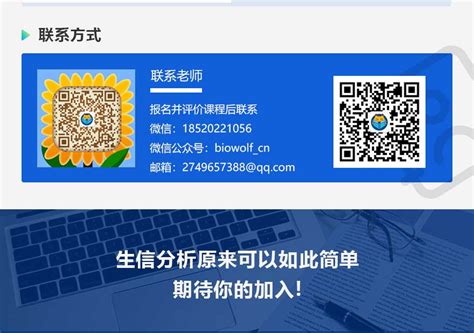 联系我们生信自学网 速科生物 生物信息学数据库挖掘视频教程