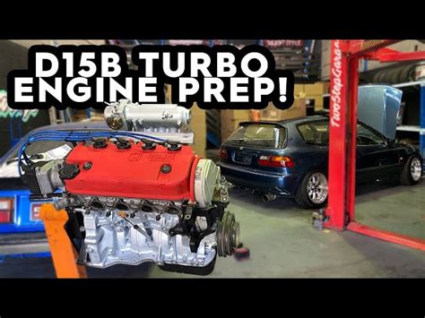 D15b Turbo Prep Engine Overhaul Budget Civic Build Ep 60 Off
