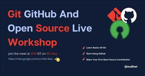 Git Github Opensource Mudit Mishra