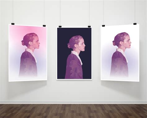 Original Geometrical Emma Watson Print Emma Watson Wall Art Original Geometrical Emma Watson Print Emma Watson Wall Art