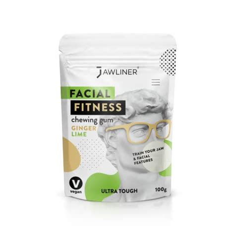Jawliner Fitness Chewing Gum 2 Months Pack Jawline Gum Sugar Free
