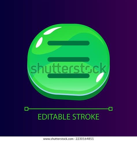 Burger App Menu Glossy Ui Button Stock Vector Royalty Free Shutterstock