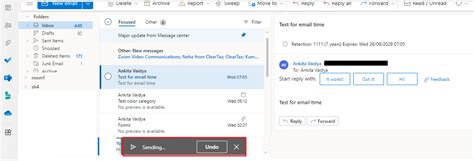 How To Undo A Sent Outlook Email Microsoft Qanda