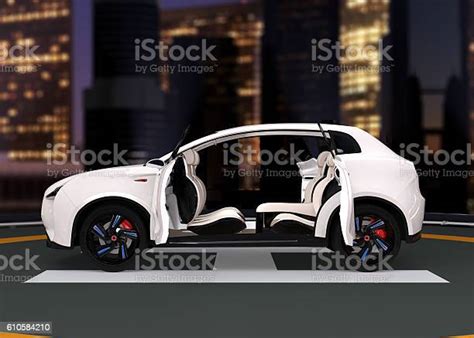 헬리콥터에 전기 Suv 주차 스포츠 유틸리티 자동차에 대한 스톡 사진 및 기타 이미지 스포츠 유틸리티 자동차 독립 수송 Istock