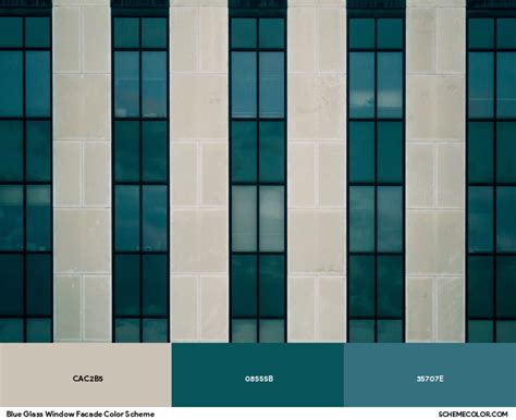 Blue Glass Window Facade Color Scheme Image Color Palettes