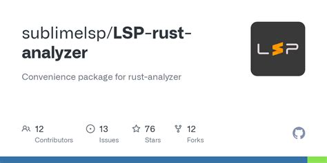Lsp Rust Analyzerlsp Rust Analyzersublime Settings At Main