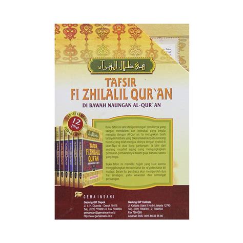 Promo Gema Insani Press Tafsir Fi Zhilalil Quran Lux 1 Set Buku Agama