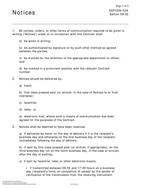 Moduk Defcon 526 2002 Pdf Mail Service Industries