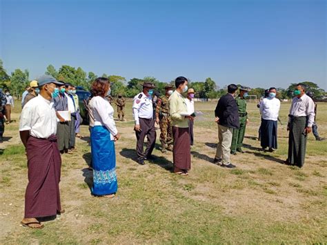 ပဲခူးတိုင်းဒေသကြီး ဝန်ကြီးချုပ် နတ်တလင်းမြို့ ဌာနဆိုင်ရာဝန်ထမ်းများ မ