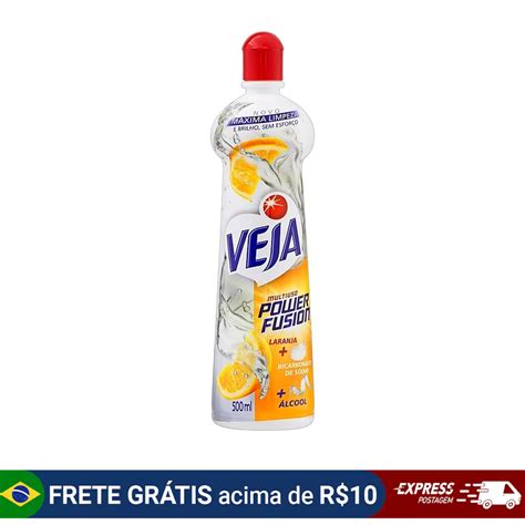 Veja Power Fusion Multiuso Laranja 500ml Shopee Brasil