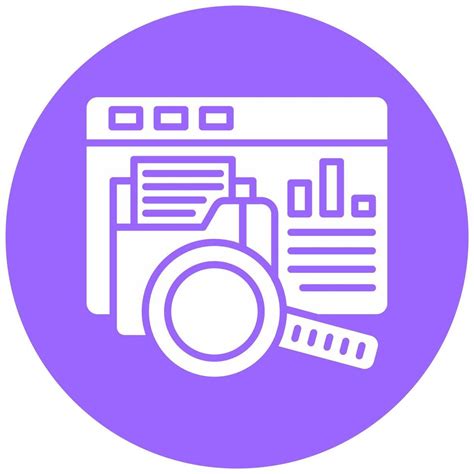 Data Monitoring Vector Icon Style 22198606 Vector Art At Vecteezy