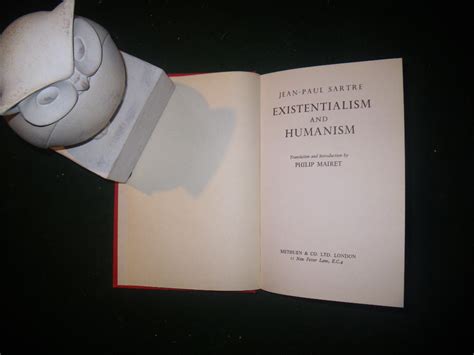 Existentialism And Humanism By Jean Paul Sartre Methuen 1962 The