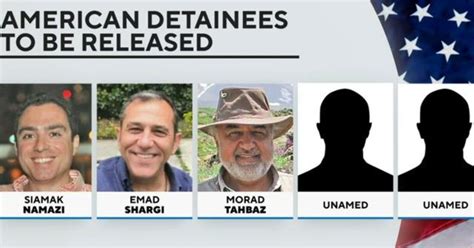 5 Americans Expected To Be Freed In Iranian Prisoner Swap Monday