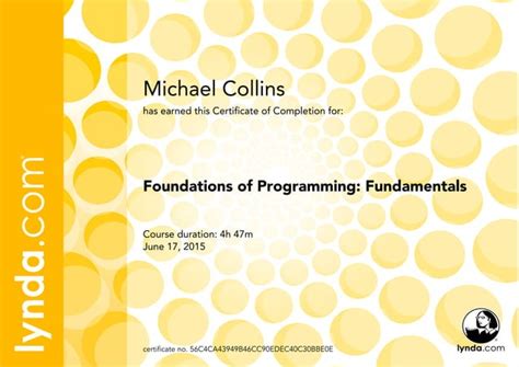 Foundations Of Programming Fundamentals Pdf