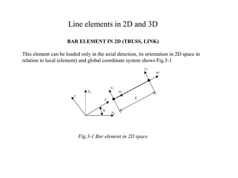 Line Elements