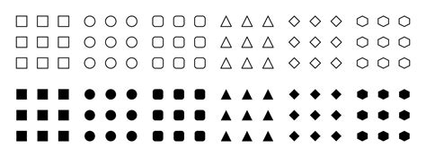 Grid Menu Icon Set Design For Applications Web And Ui 43404208 Vector Art At Vecteezy