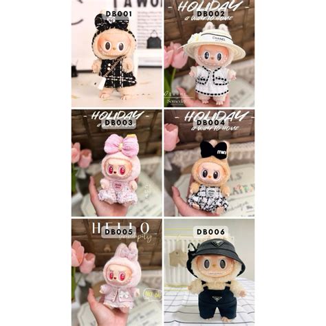 Jual Ready Stock Labubu Macaron Dress Branded Baju Branded Custome