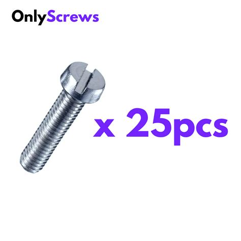 M4 X 6mm Slotted Chhd Ss 304 Screw Dia 4mm Length 6mmpack Of 25