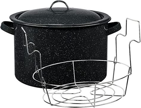 Granite Ware Enamel On Steel 215 Quart Water Bath Canner With Lid