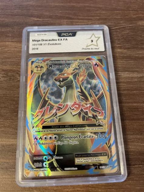 CARTE POKÉMON MEGA Dracaufeu EX FA 101 108 XY Evolutions PCA 9