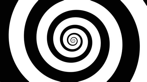Black And White Hypnotic Spiral Animation 54385700 Stock Video At Vecteezy