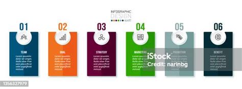 Template Infografis Bisnis Dengan Desain Langkah Atau Opsi Ilustrasi