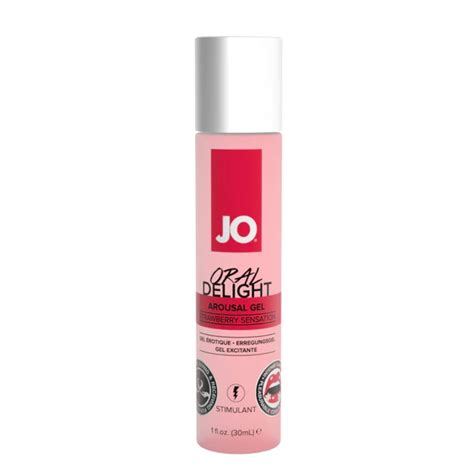 Jo Oral Delight Arousal Gel Strawberry Sensation Nauti And Nice