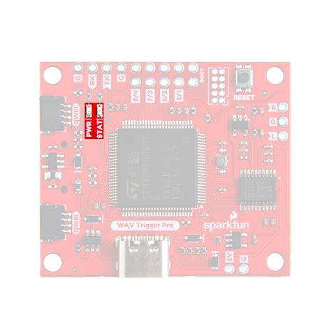 Hardware Overview Sparkfun Qwiic Wav Trigger Pro Hookup Guide