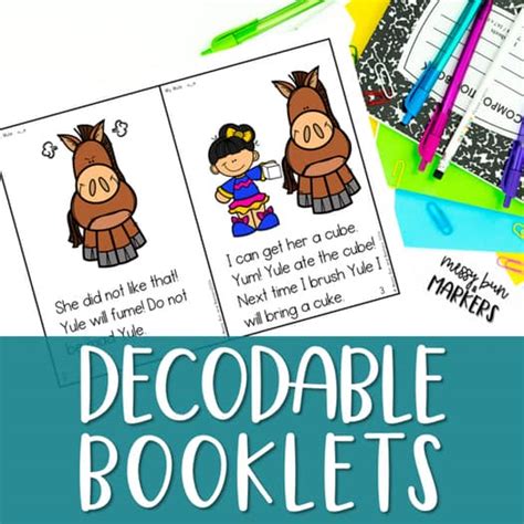 Decodable Text Pdf Bundle By Messy Bun And Markers Tpt