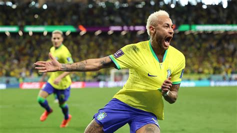 Neymar Levels Pele As Brazils All Time Top Scorer With Strike Against