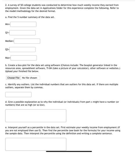 Solved Completely Solve And Answer Each Problem Use Chegg