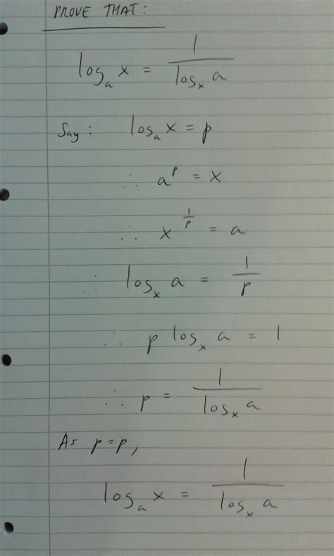 Logarithmic Proof 4