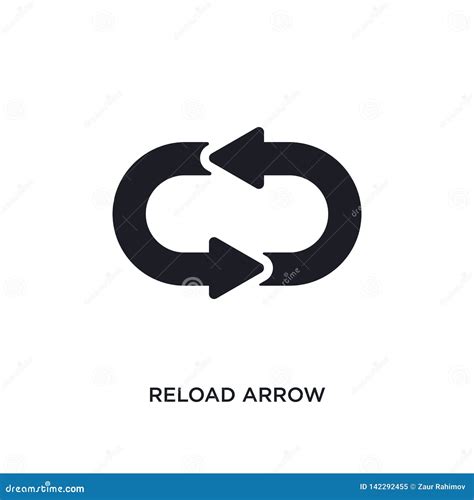 Reload Arrow Isolated Icon Simple Element Illustration From Ultimate