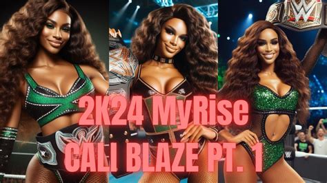 Wwe 2k24 Womens Myrise Gameplay Part One Youtube